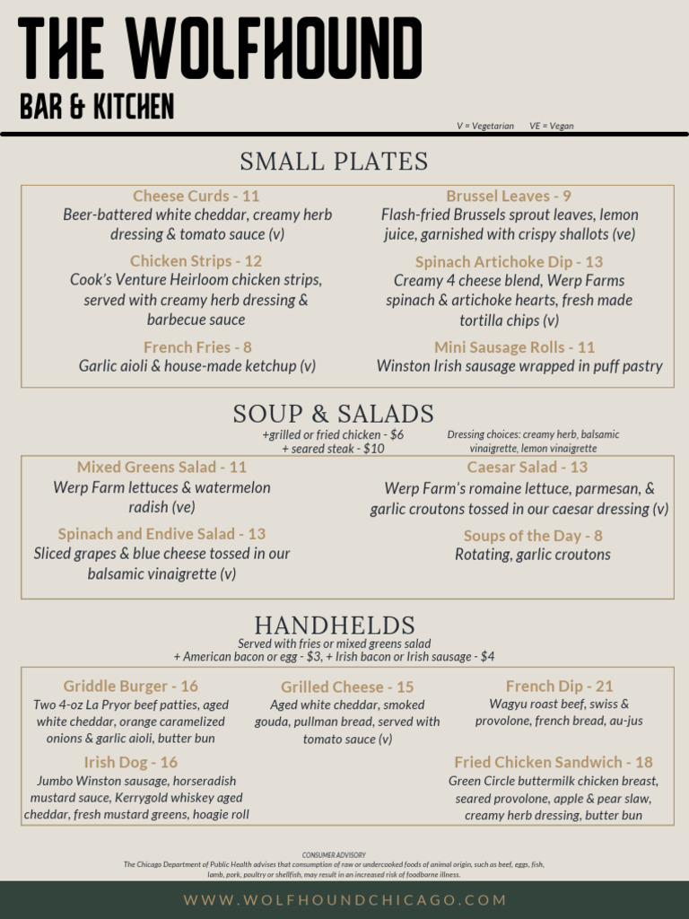 Diverse Menu of Small Plates & Entrees | PDF | Salad | Sausage