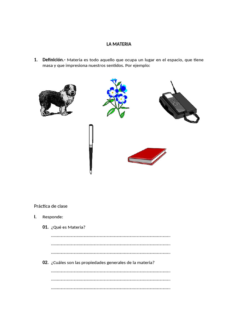 Practica de La Materia | PDF | Gases | Importar