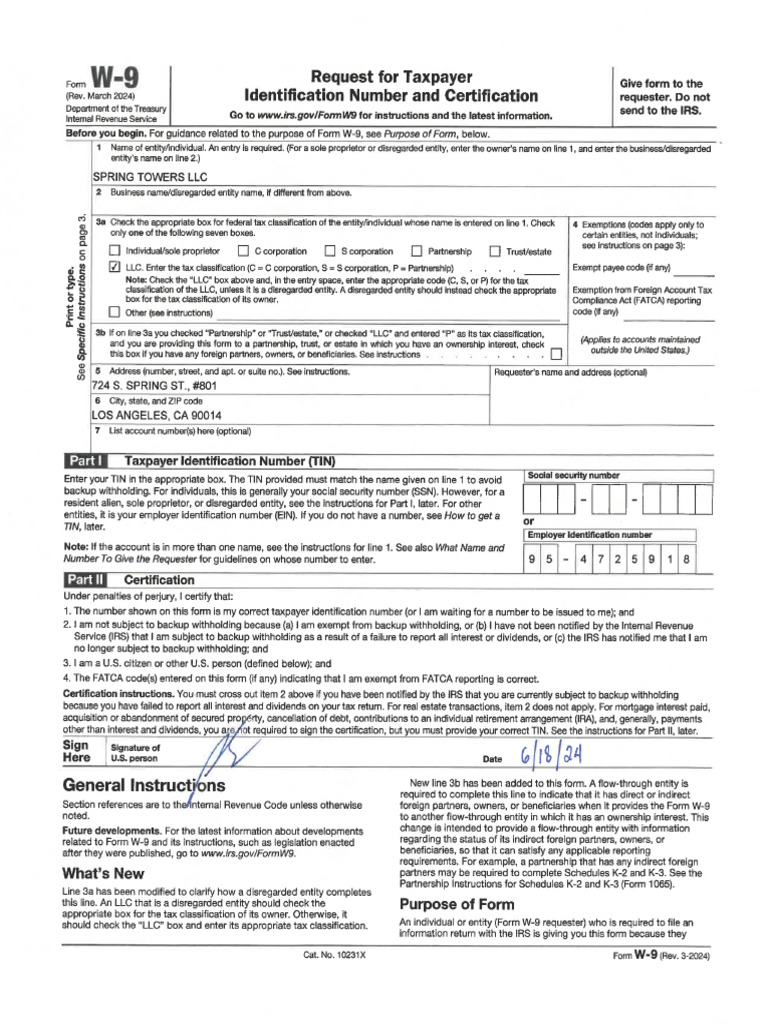 W 9 | PDF