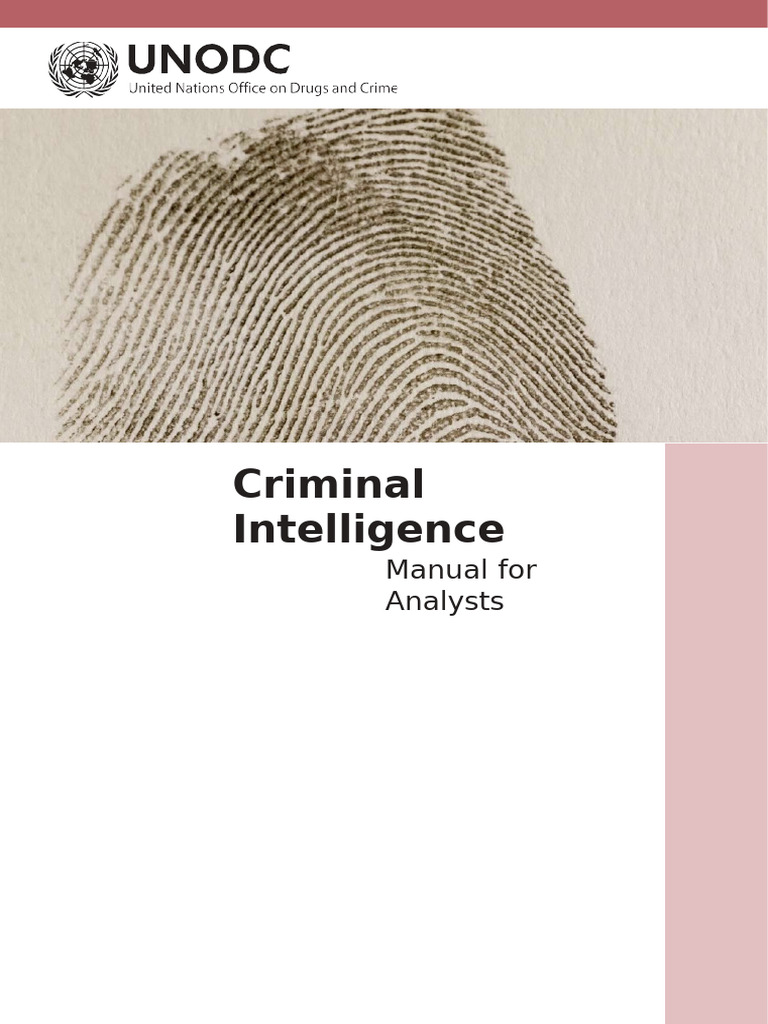 Criminal Intelligence Manual For Analysts | PDF | Intelligence Analysis ...
