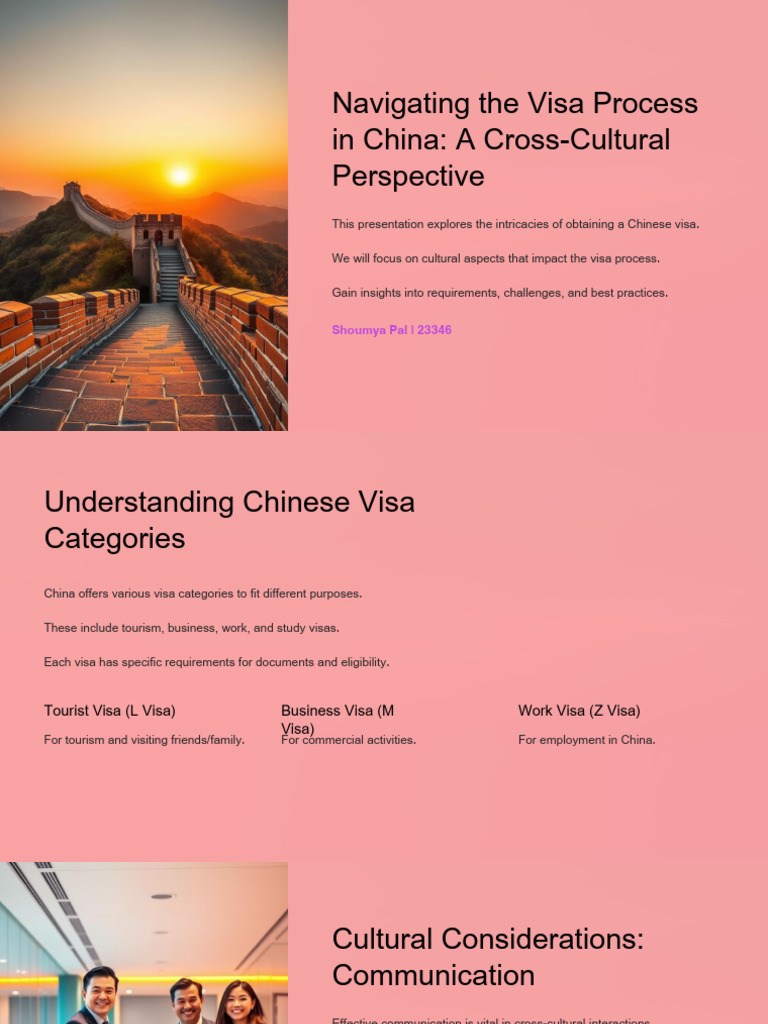 Chinese Visa Process Insights | PDF