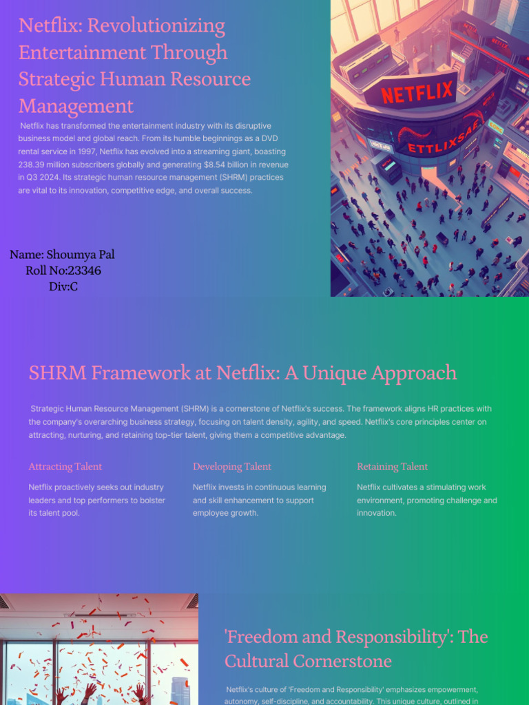 Netflix's Strategic HR Management Insights | PDF | Industrial And ...