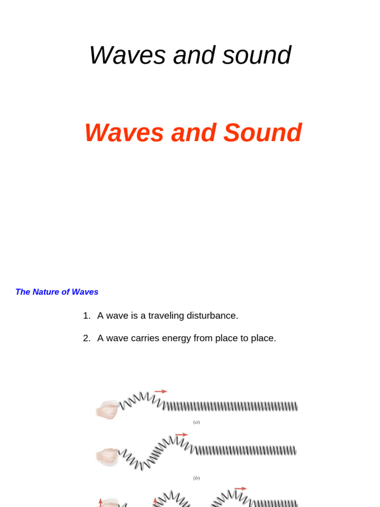 Topic 5 Waves and Sounds | PDF | Waves | Decibel