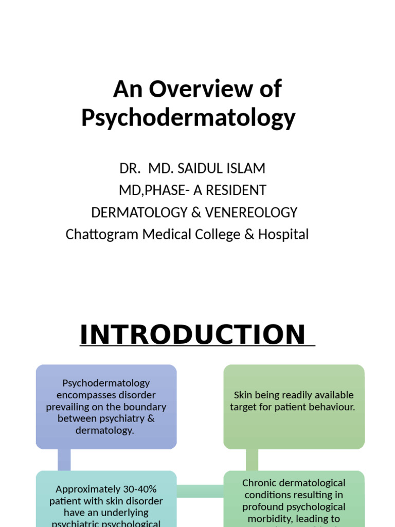 An Overview of Psychodermatology - WPS Office | PDF | Mental Disorder ...