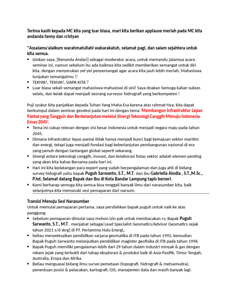 Naskah Moderator | PDF