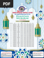 Dubai 2025 Prayer Timetable | PDF | Islamic Ethics | Sharia