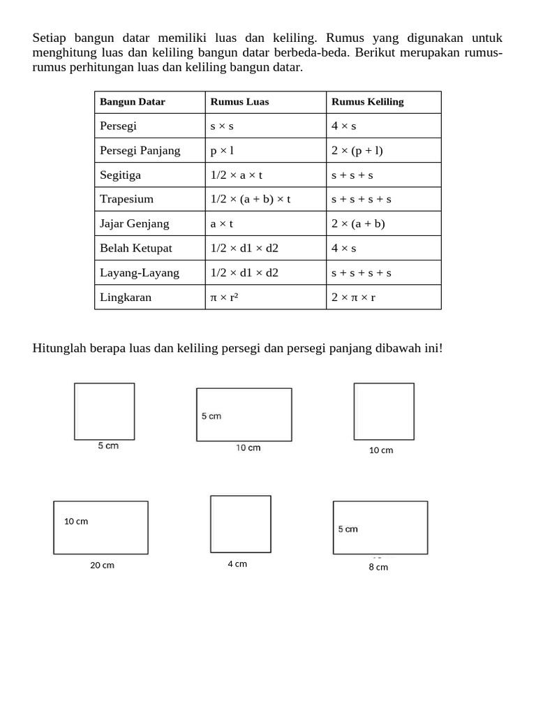 LATIHAN SOAL BANGUN RUANG | PDF