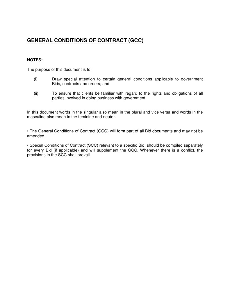 General Conditions of Contract | PDF