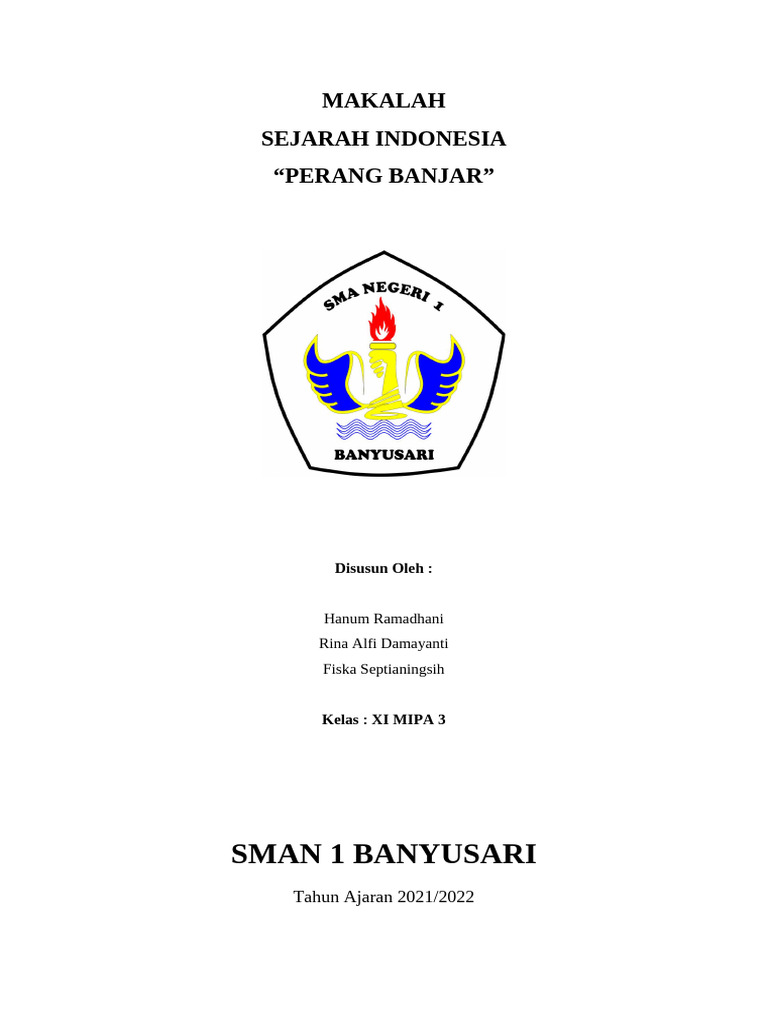 Sejarah Perang Banjar 1859-1906 | PDF