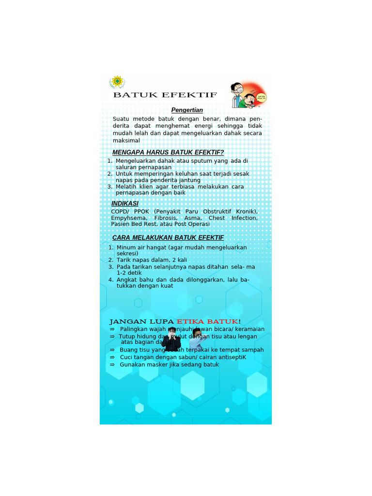 Leaflet-Batuk-Efektif | PDF