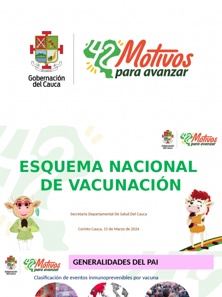 Esquema Pai 2024 | PDF | Vacunas | Inyección (medicina)