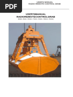 Grab Guven User Manual | PDF | Crane (Machine) | Battery Charger