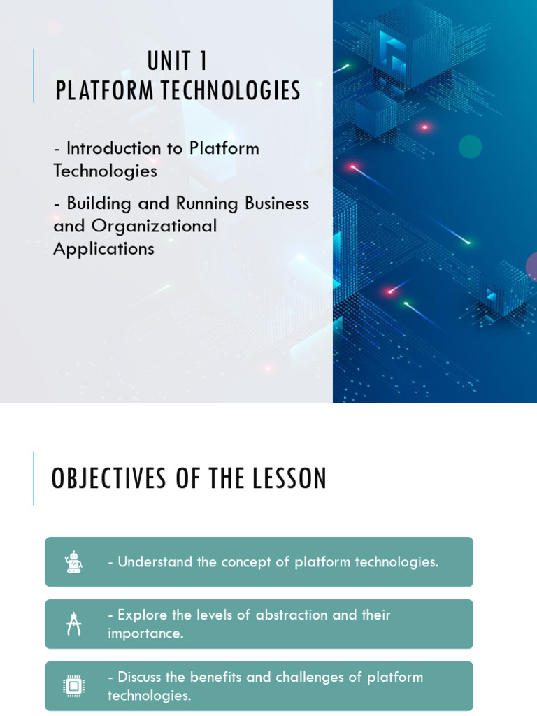 IT 106 UNIT 1 Platform - Technologies | PDF | Operating System | Cloud ...