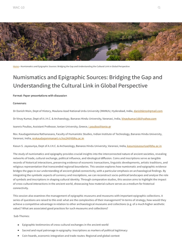 Numismatics and Epigraphic Sources - Bridging The Gap | PDF | Epigraphy | Ayurveda