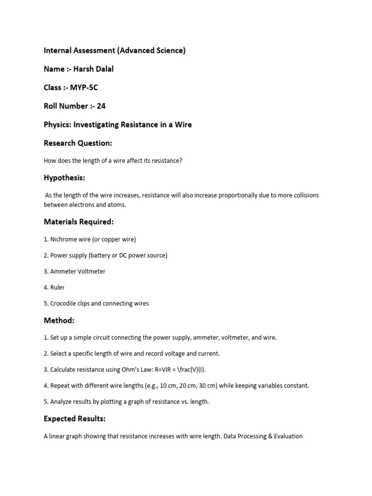 Harsh Internal Assessment | PDF