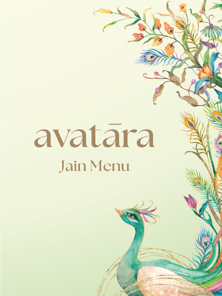 Jain Menu | PDF