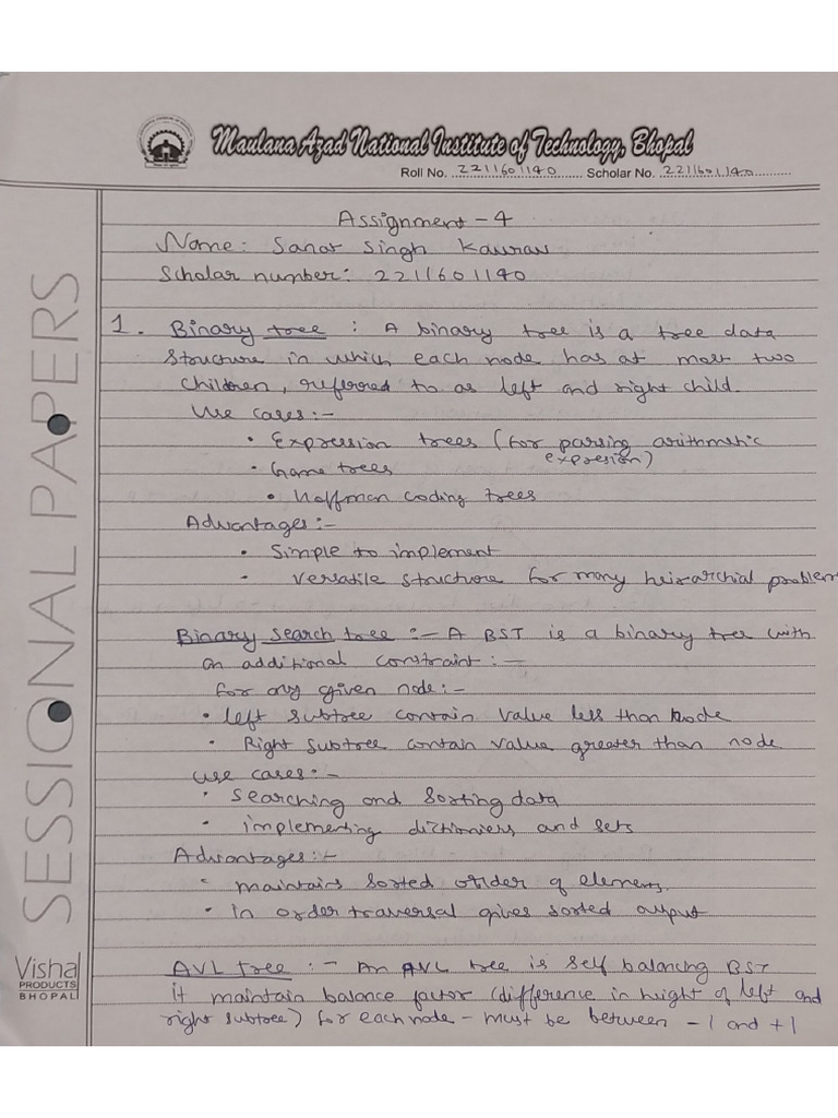 Dsa 4 Assignment | PDF