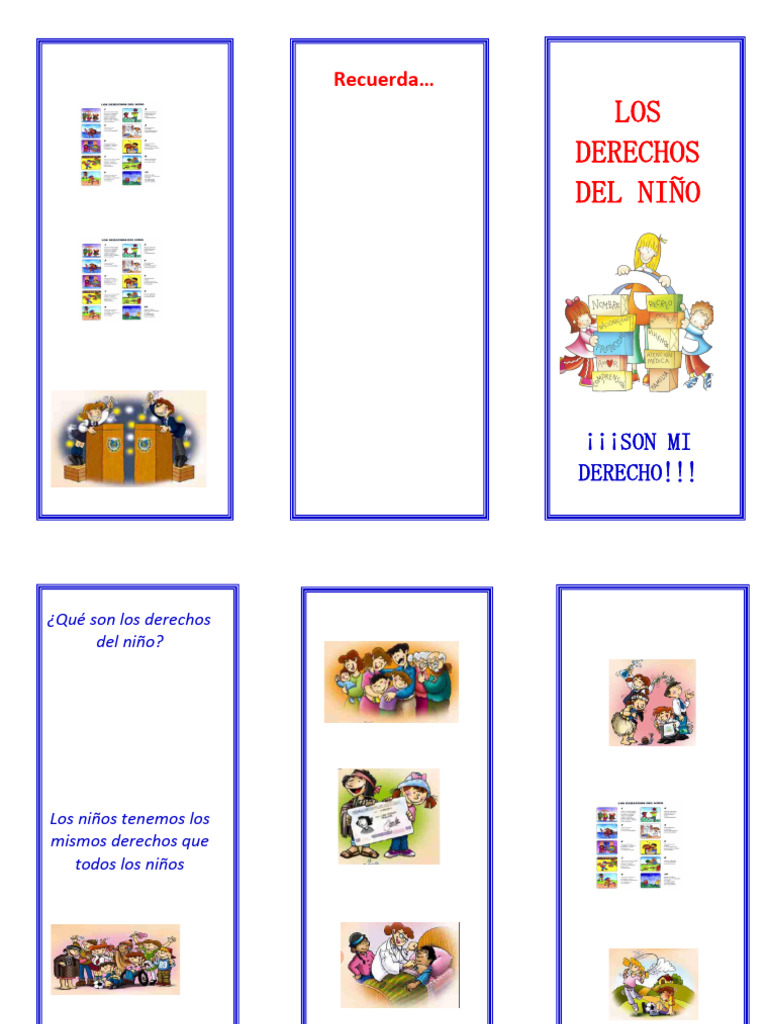 Derechos fundamentales del niño | PDF | Derechos de los niños