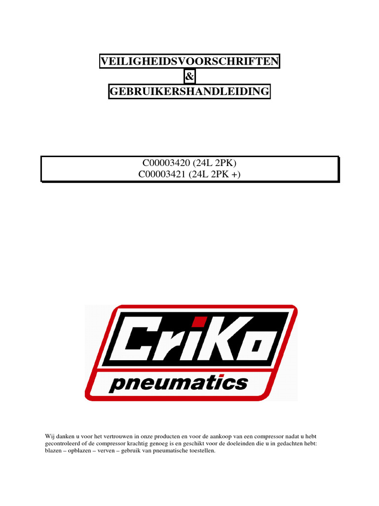 Criko Compresseur | PDF