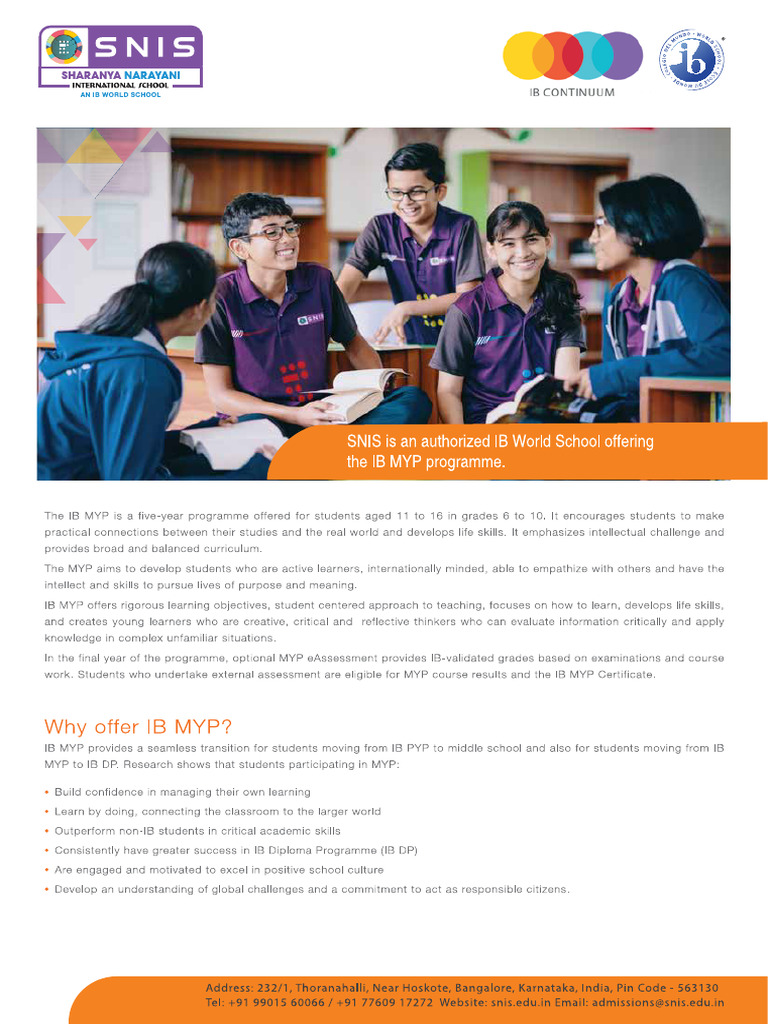 MYP Flyer | PDF
