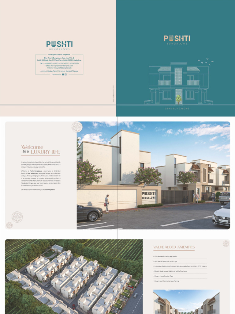 Pushti Bungalows - Brochure | PDF