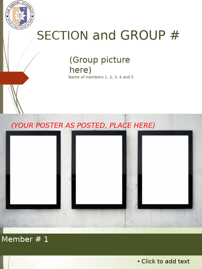 E-Poster Credit Template | PDF