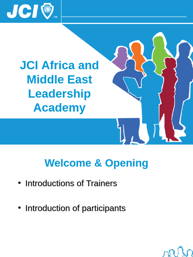 JCI Leadership Academy Overview | PDF | Leadership | Mediation
