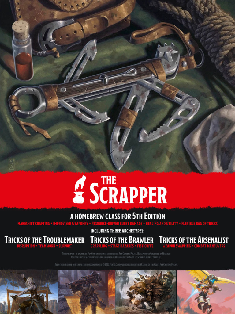 The Scrapper Class for D&D 5e | PDF