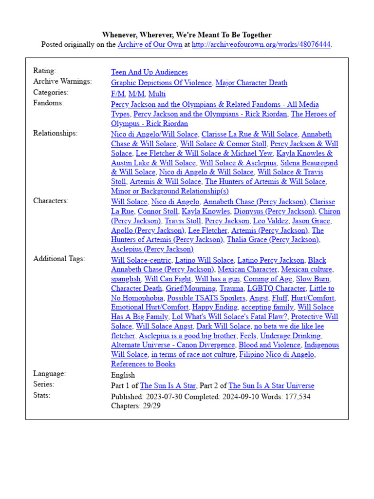 Whenever,Wherever We're meant to be together | PDF