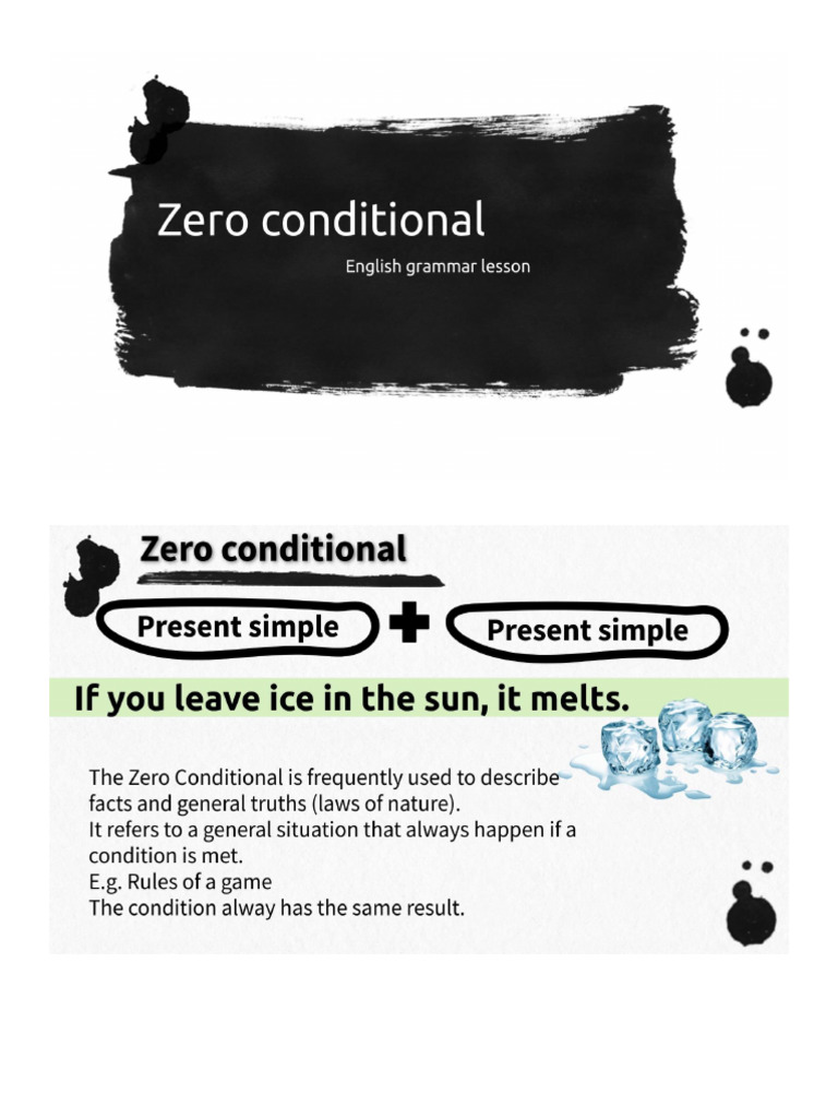 Zero Condicional | PDF