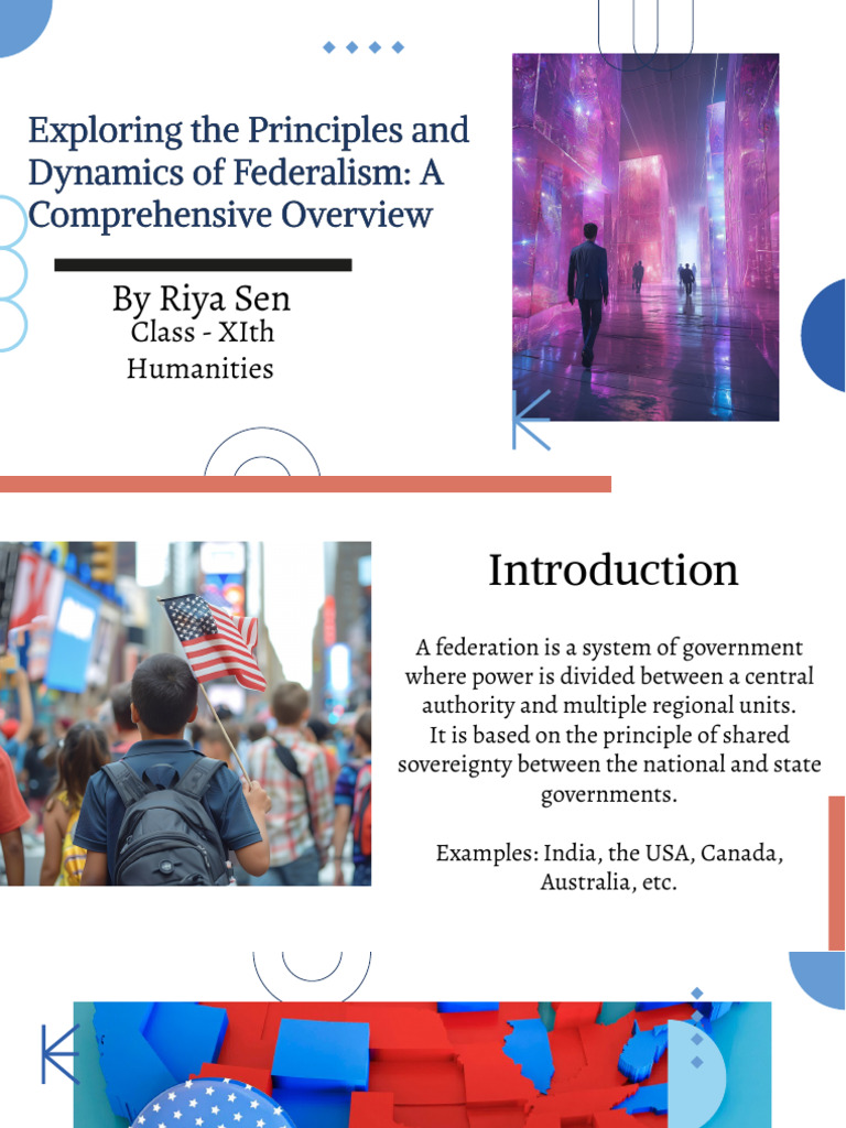 Slidesgo Exploring The Principles and Dynamics of Federalism A ...