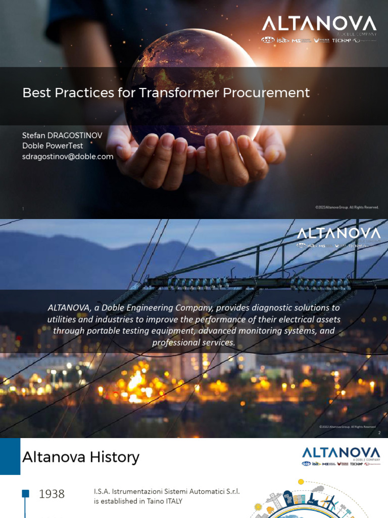 Transformer Procurement Best Practices | PDF | Transformer ...