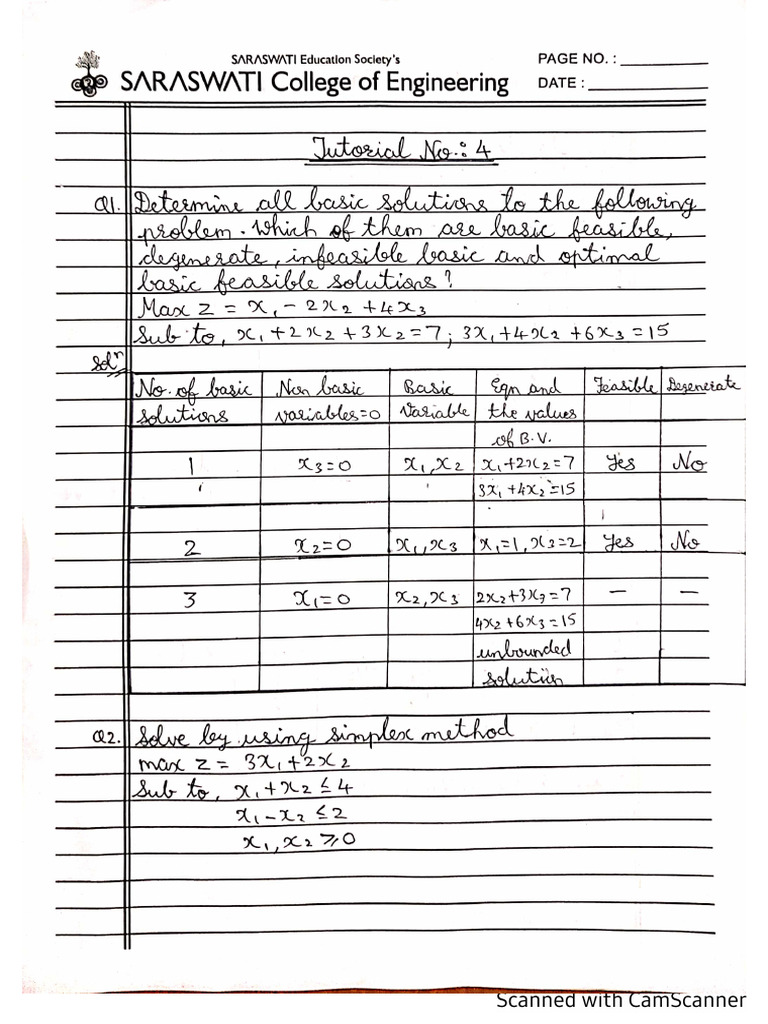 EM4 Tutorial No.4 | PDF
