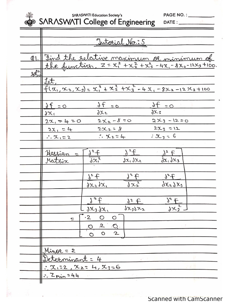 EM4 Tutorial No.5 | PDF