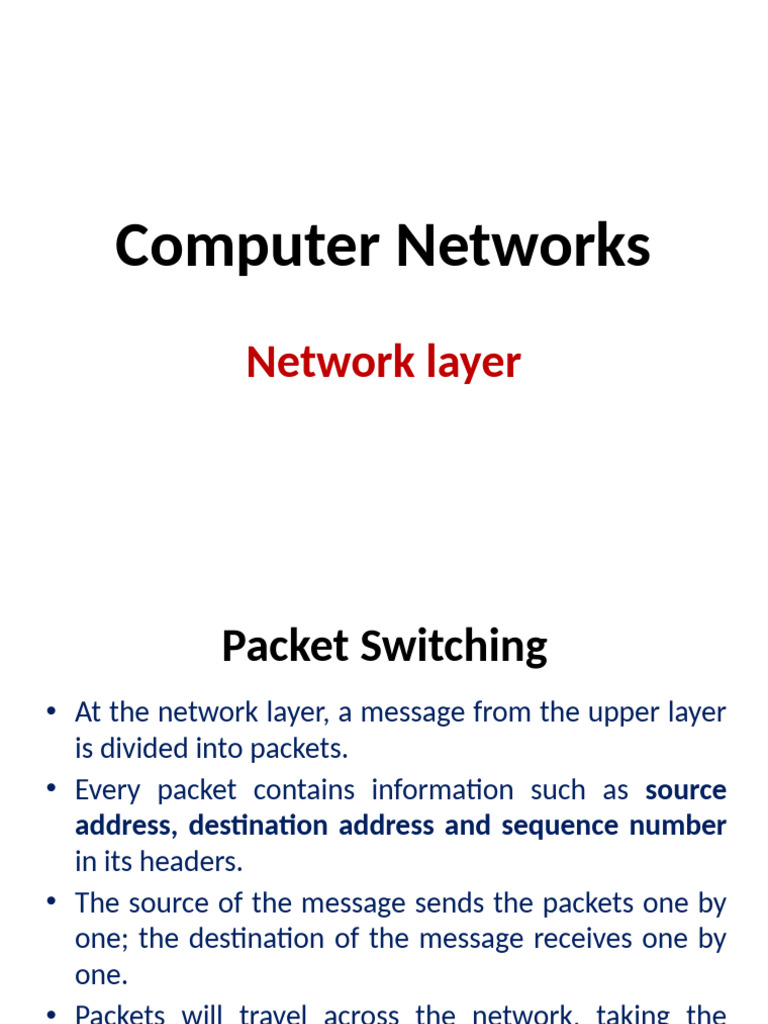 Packet Switching New | PDF | Network Congestion | Computer Network