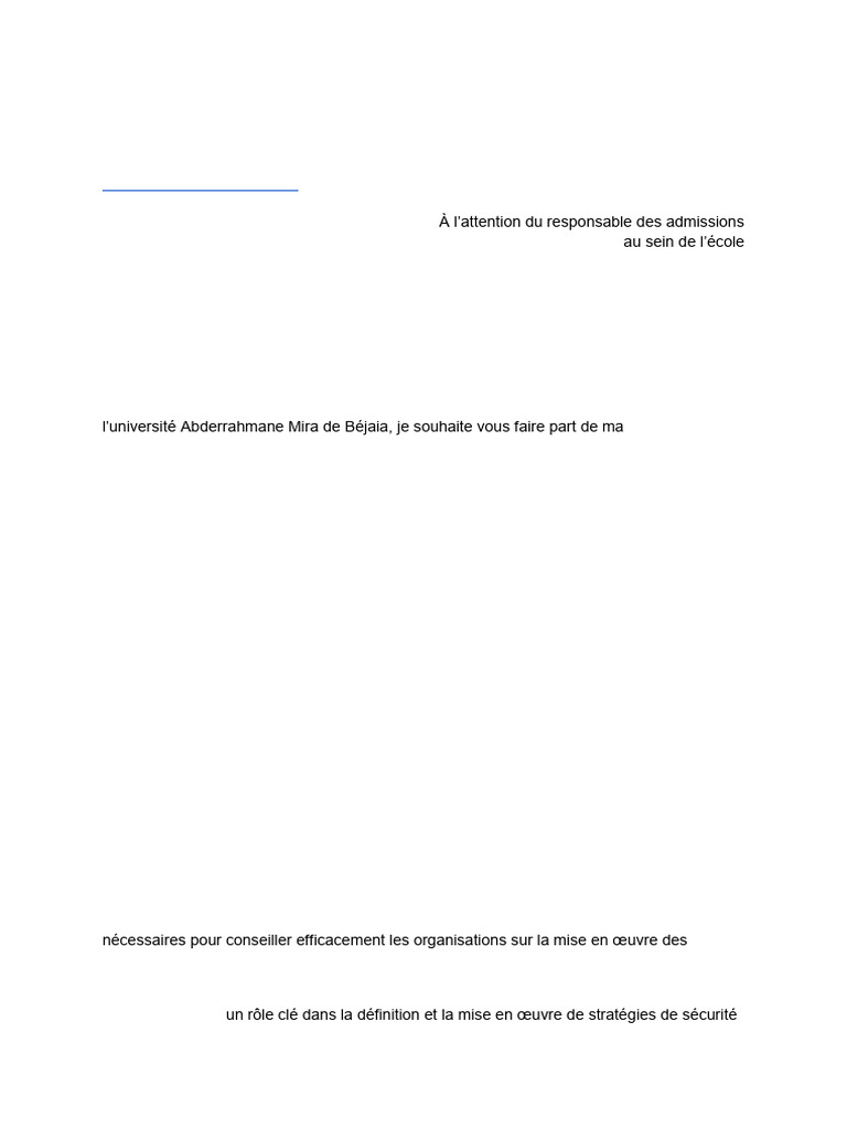 Candidature Master Cyber Sécurité Epitech | PDF | Sécurité des systèmes ...