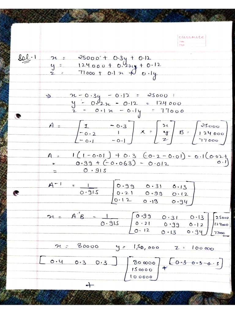 Maths Assignment | PDF