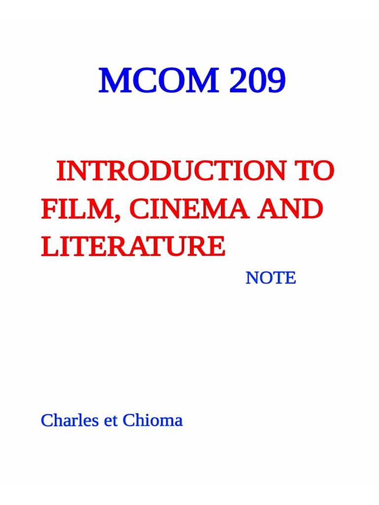 MCOM 209 NOTE | PDF