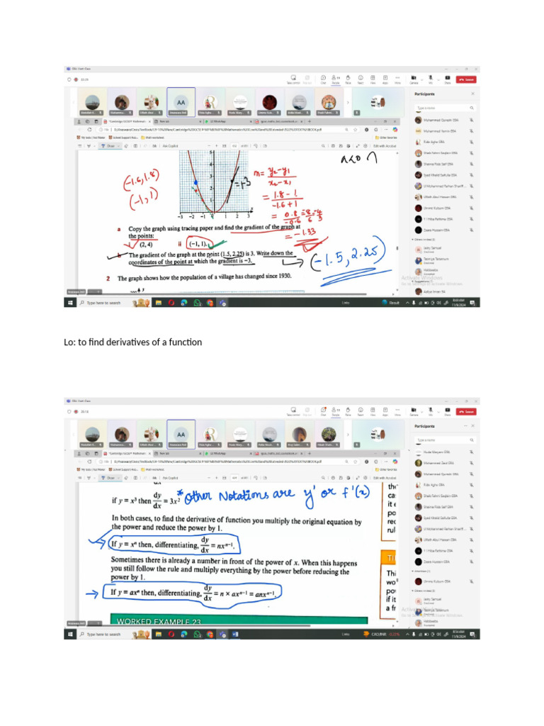 Derivatives of a Function Explained | PDF