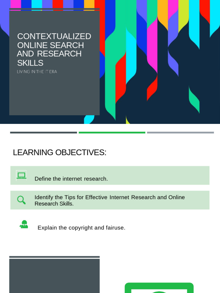 4 - Contextualized Online Search and Research Skills | PDF | Fair Use ...