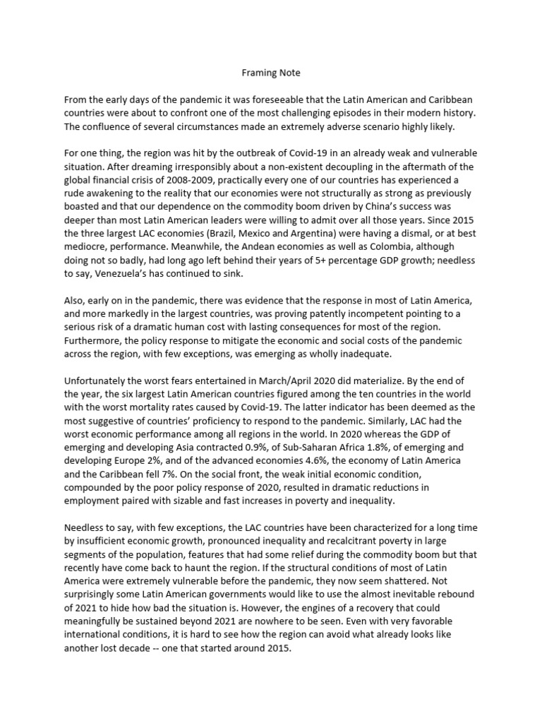 The LAC Trap Framing Memo pdf[1][1] | PDF | Poverty | Poverty ...