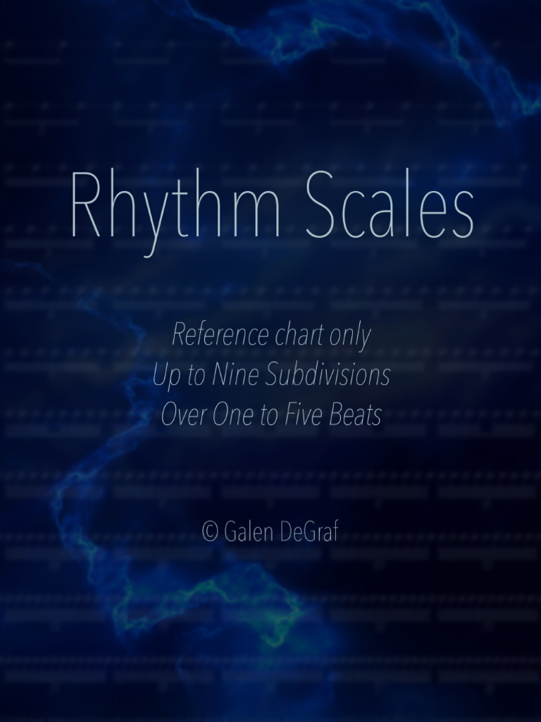 Rhythm Scales Reference Chart Only | PDF