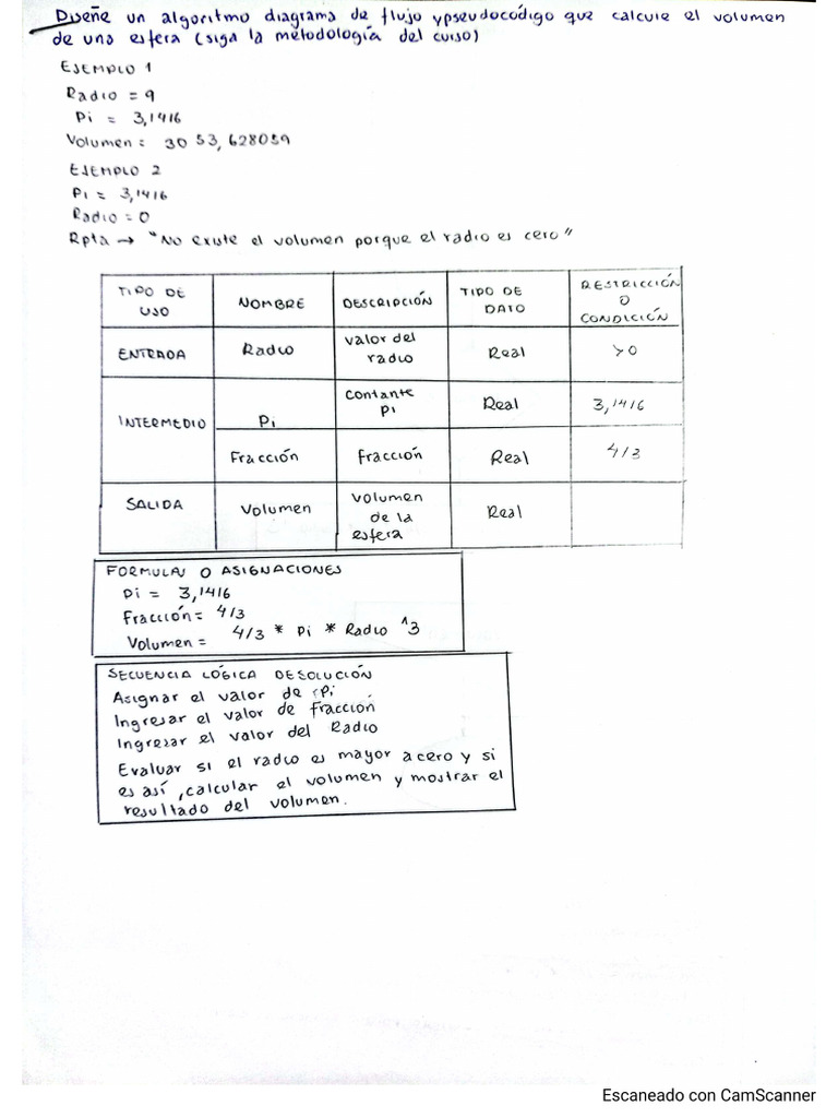 Ejercicios 2 Algoritmo | PDF