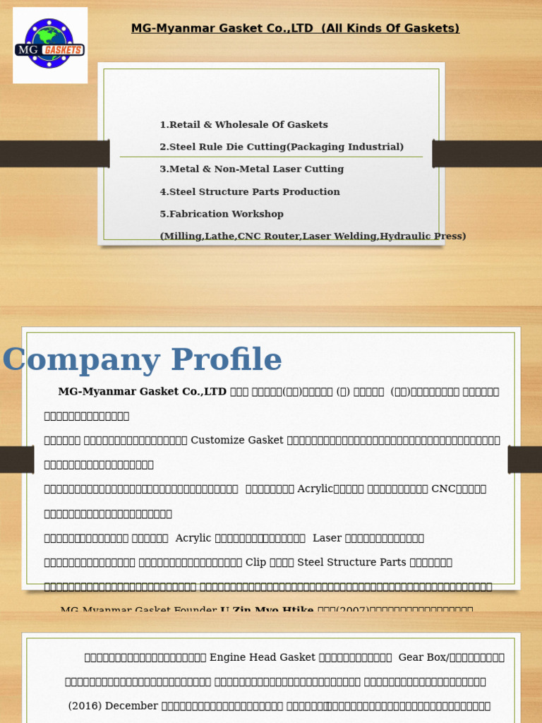 MG Company Profile - 1 | PDF