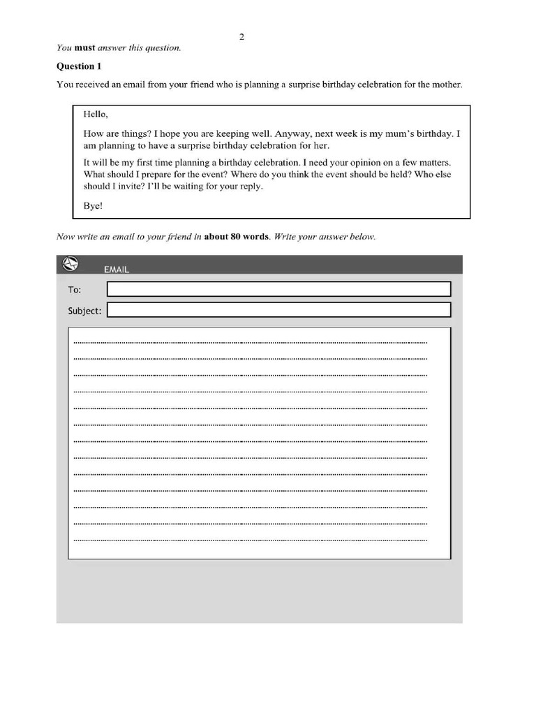 Form 4 Paper 2 | PDF