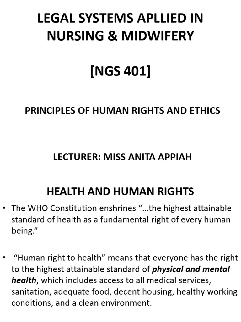 Human Rights in Nursing Ethics | PDF | Informed Consent | Health Care