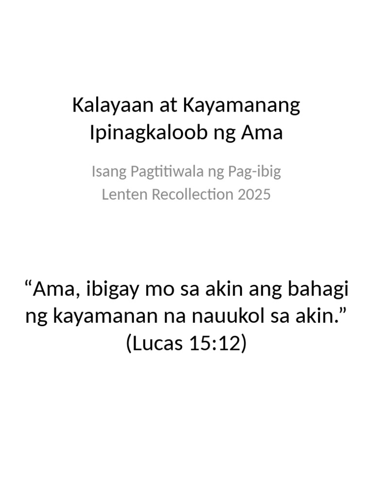 Kalayaan at Kayamanan | PDF