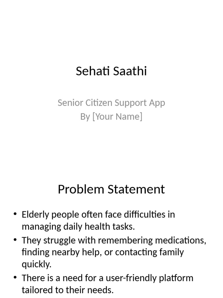 Sehati Saathi Presentation | PDF