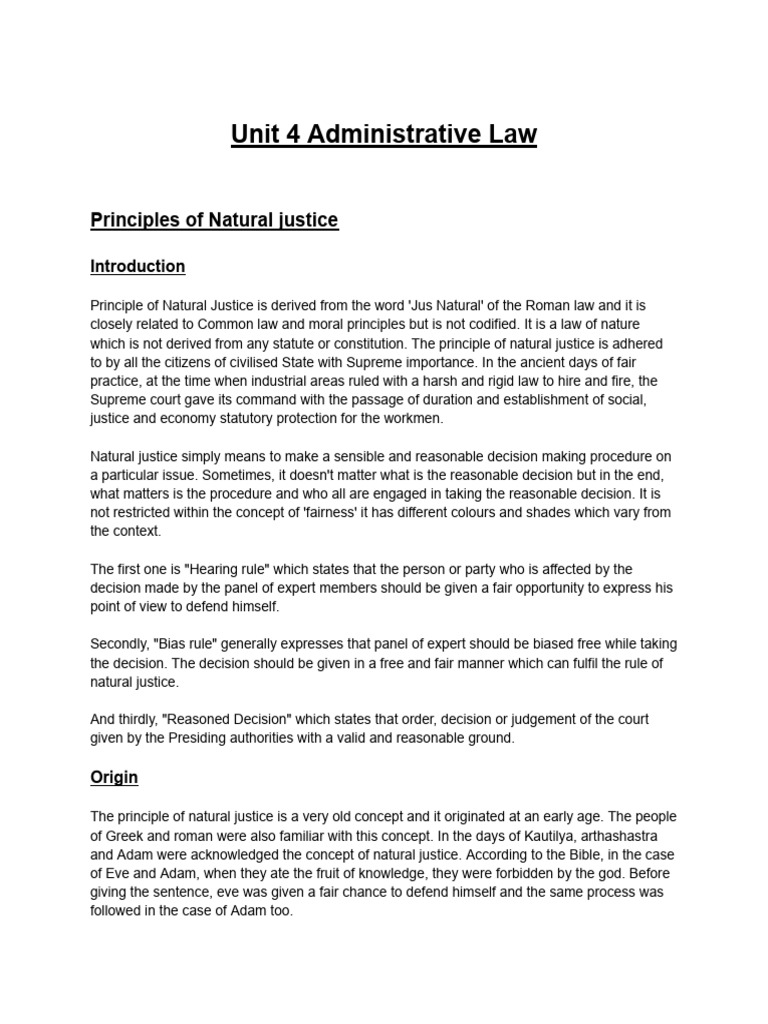 Unit 4 Administrative Law | PDF | Mandamus | Habeas Corpus