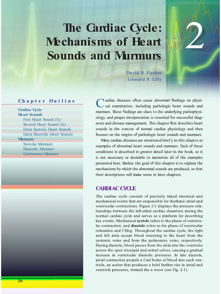 Lilly Chapter 2 The Cardiac Cycle | PDF